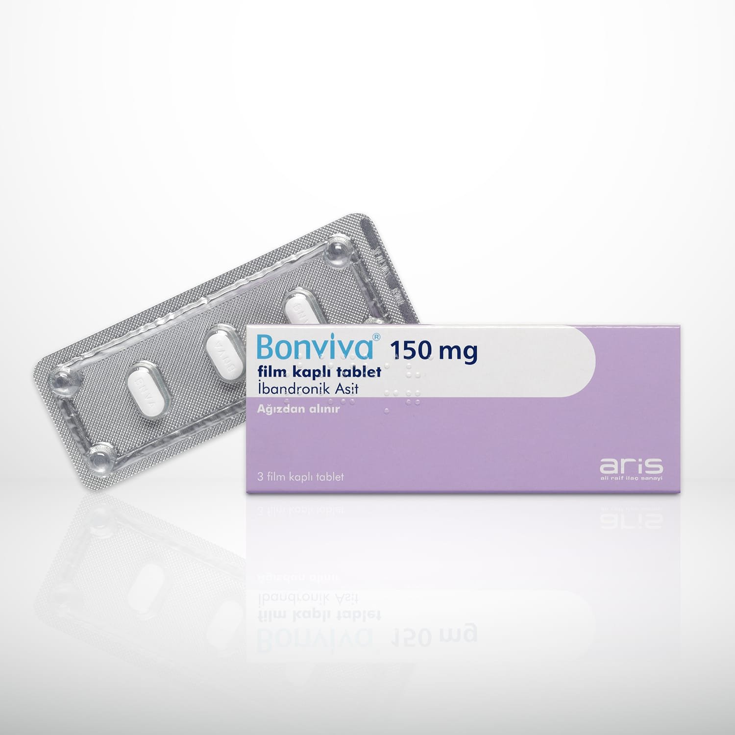 BONVIVA 150 MG FILM KAPLI TABLET 3 ADET | Devlet Karşılıyor Mu